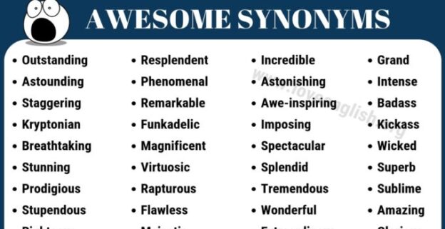 Synonyms for Great - Lets Learn English Through Song